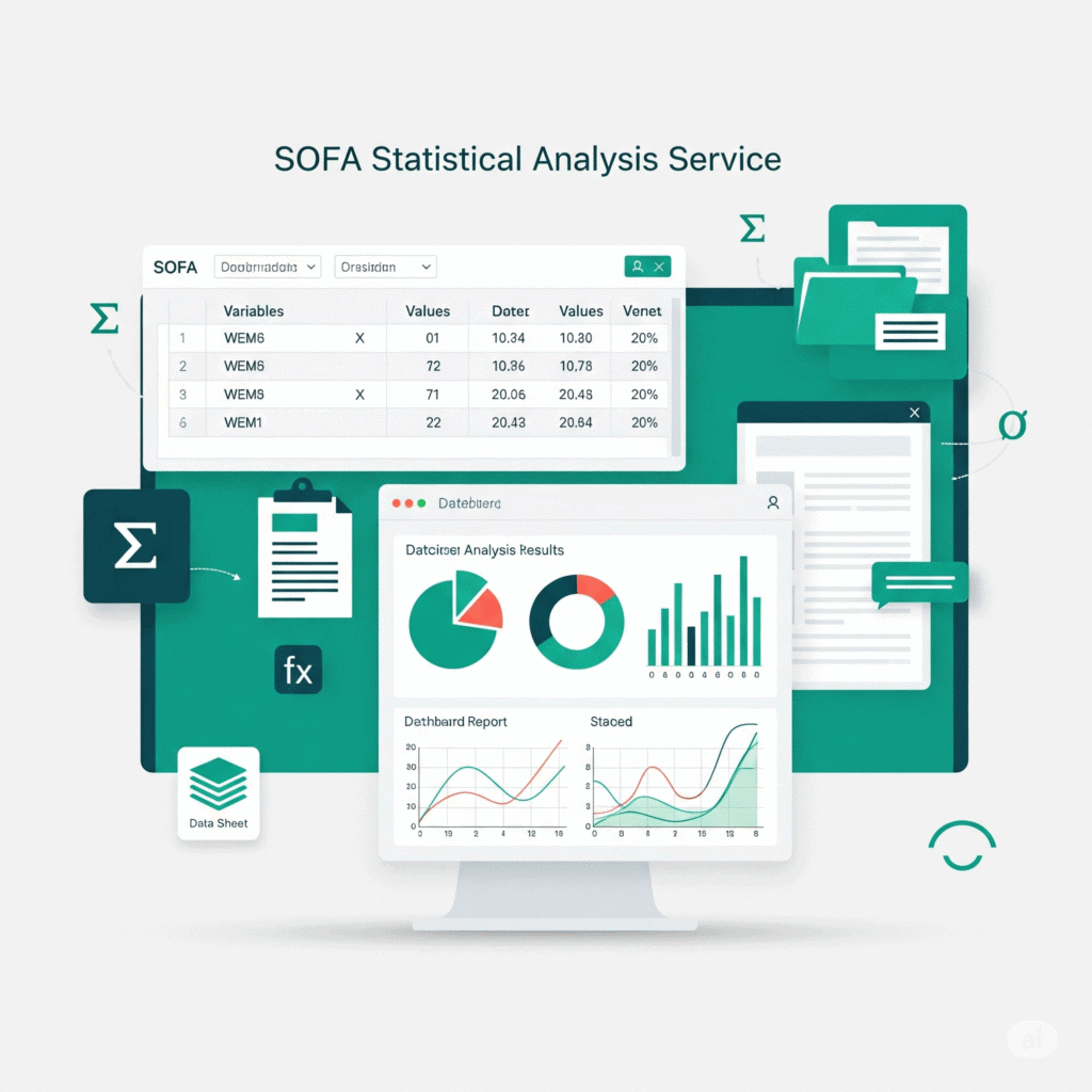 I can help you conduct statistical data analysis in SOFA and write ...
